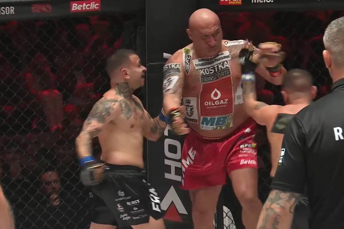 Przegrana Najmana w Fame MMA. Nie dał rady dwóm przeciwnikom [WIDEO]