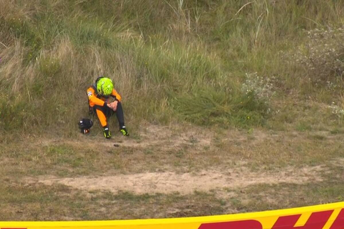 F1. Kraksa za kraksą w Grand Prix Holandii! Katastrofa Norrisa